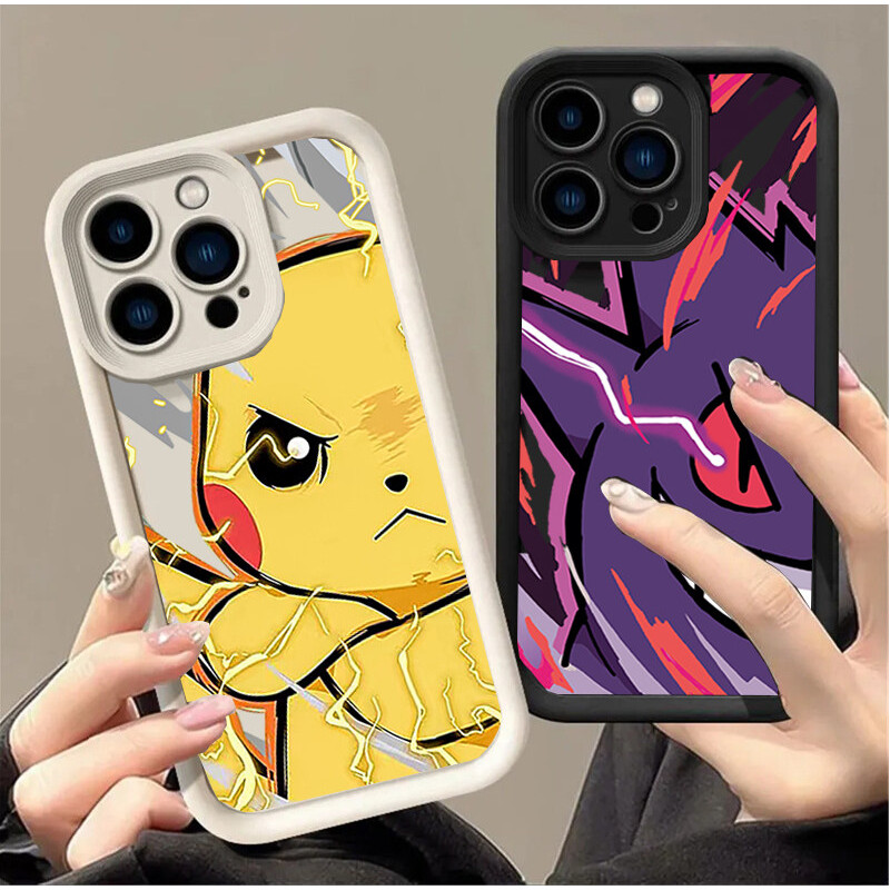 Pokemon Gengar Pikachu Case For Samsung Galaxy J8 2018 J7 Prime A13 A12 ...