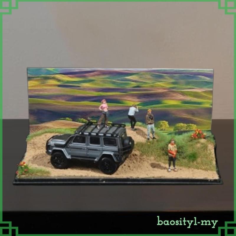 [BaositybfMY] 1/64 Model Car Scene Model Showcase Backdrop for Model ...
