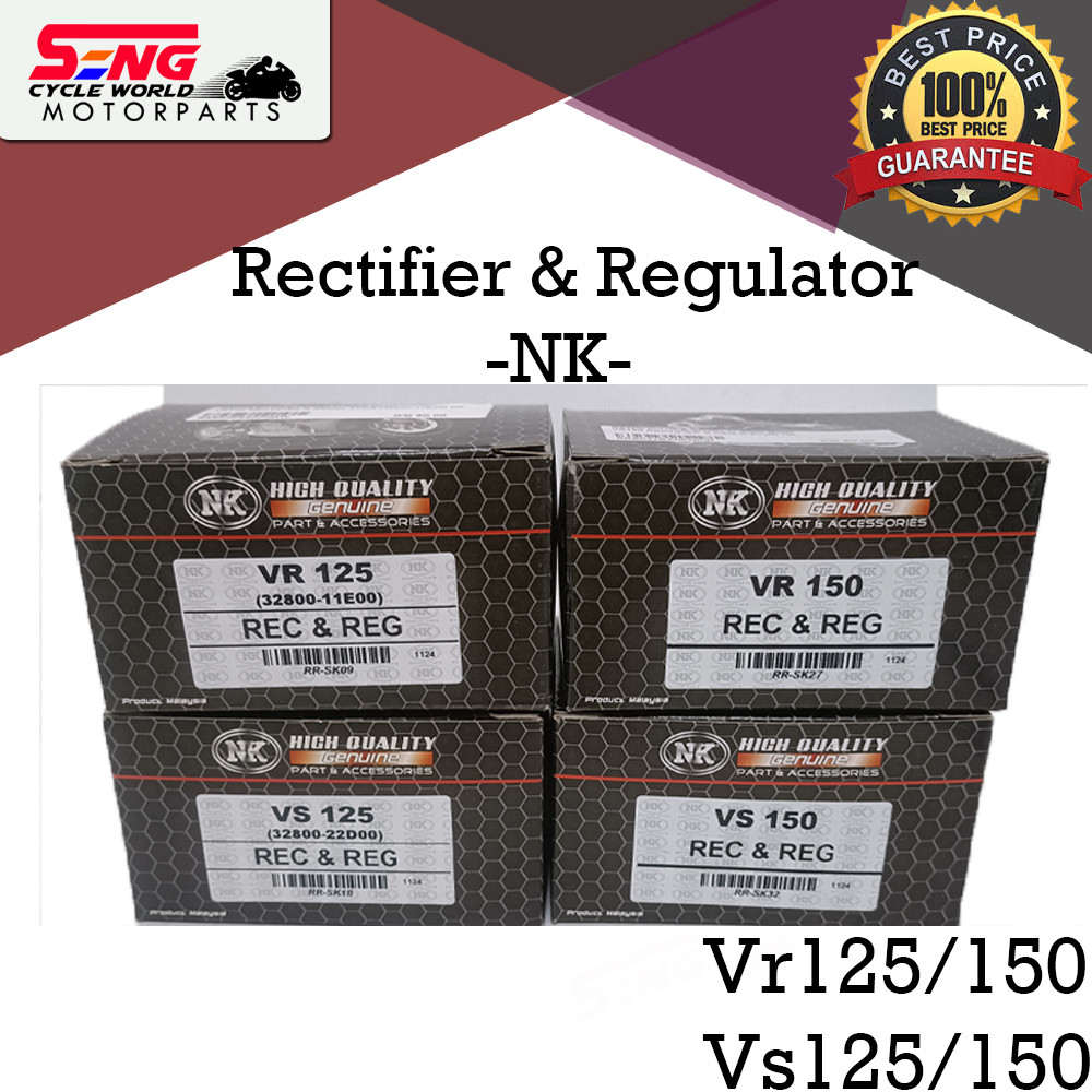 SUZUKI VR 125/150 / VS 125/150 RECTIFIER & REGULATOR - NK | Shopee Malaysia