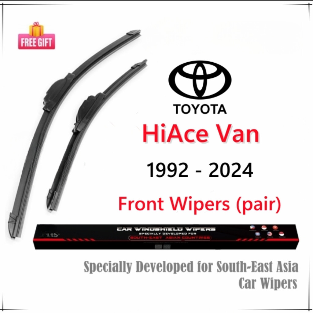 Toyota HIACE ( Commuter / Grandia ) Front Wiper Blade Set / Pair for ...