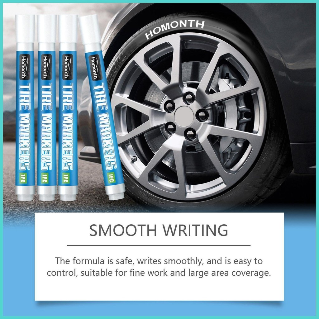 White Paint Markers for Car Permanent Tire Paint Marker White Paint ...