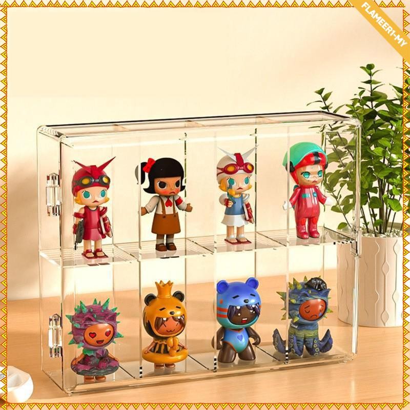 [flameer1] Acrylic Display Rack Storage Showcase Practical Figurine ...