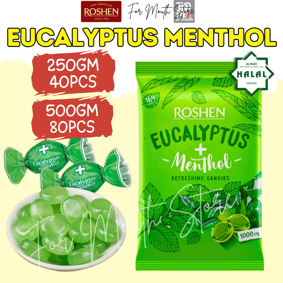 250/500gm ROSHEN Candy Menthol Mint Gula Gula Viral Sejuk Pudina ...