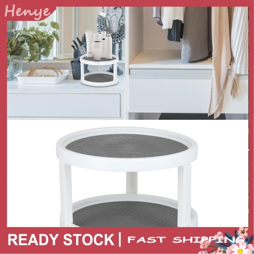 Henye Rotatable Storage Tray 360° Rotation Turntable Organizer Eco ...