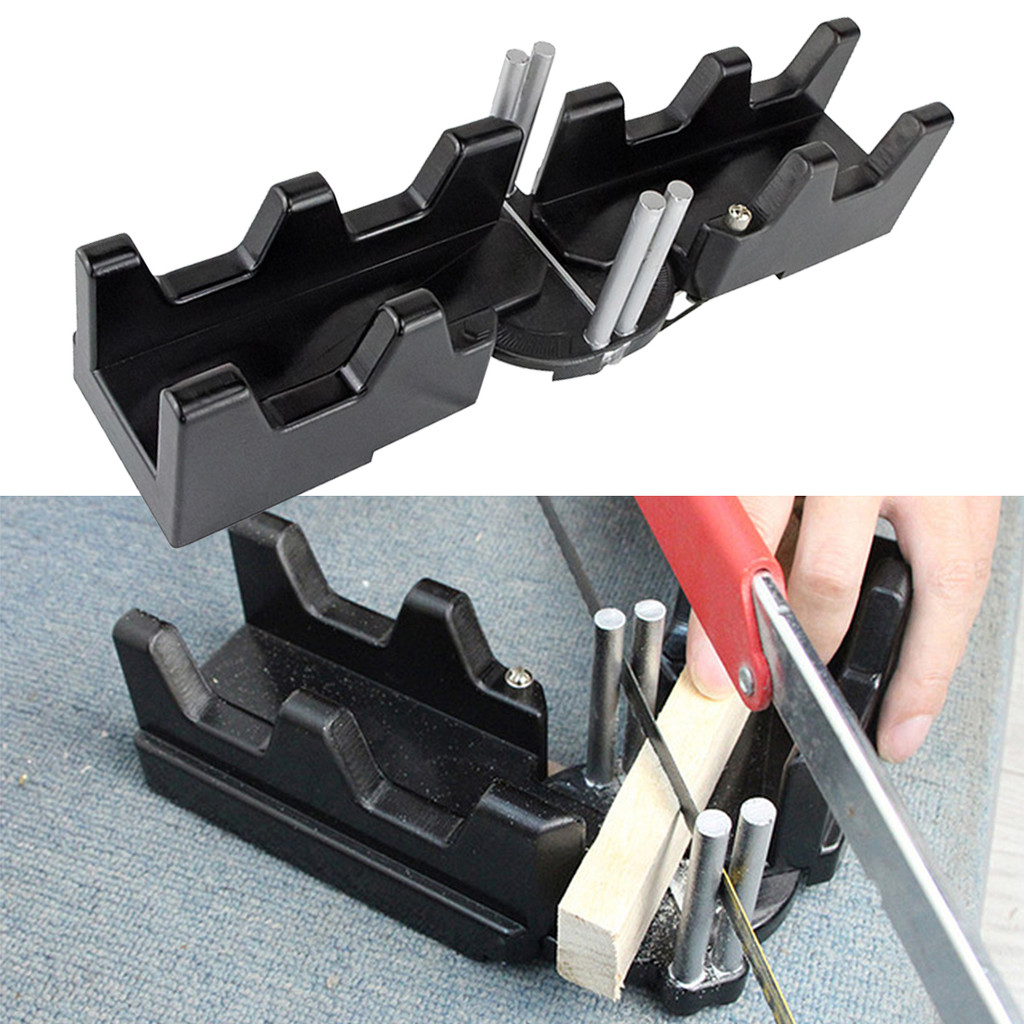 1 PCS Bevel Gauge and Mitre Box 2-in-1 Measuring Cutting Tool Measure ...