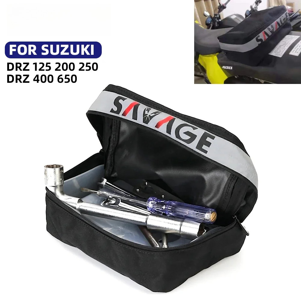 DRZ DR Tail Bag Tool Bag For SUZUKI DRZ125L DRZ250 DRZ400 S/SM/E ...