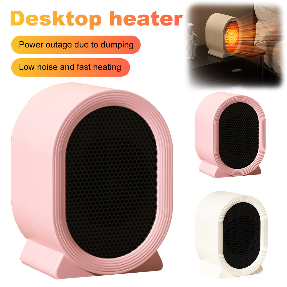 500W Electric Heater Portable Desktop Fan Heater Heating Warm Air ...