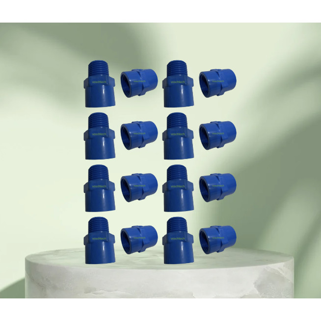 ADAPTER BLUE MALE FEMALE PVC FITTINGS PIPE | Shopee Malaysia