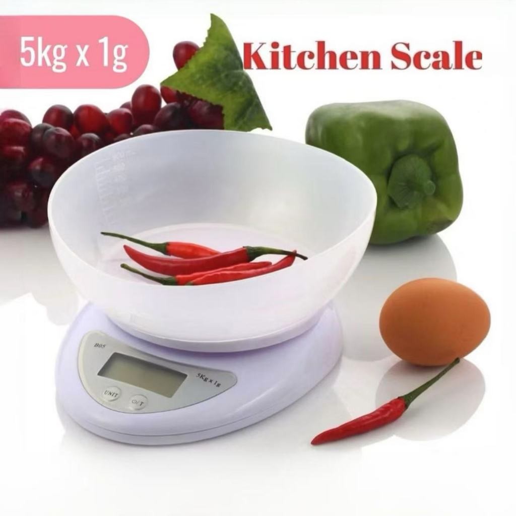 PSB_ Digital Electronic Scale 5kg X 1g Kitchen Food Weighing High ...