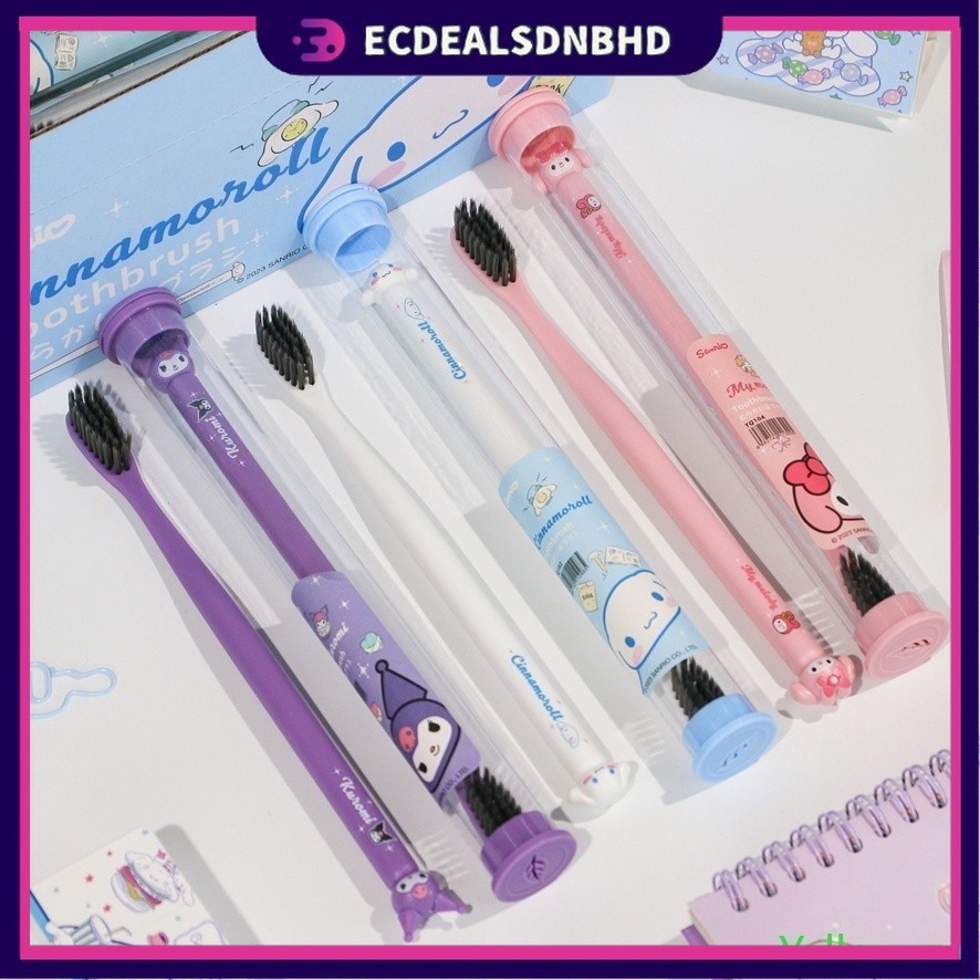 Sanrio Kuromi Cartoon Soft Toothbrush Hello Kitty Kuromi Melody ...