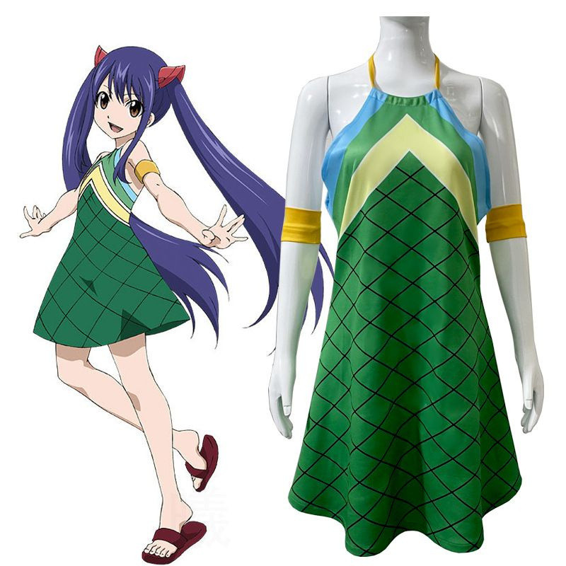 Fairy TAIL Wendy Marvell cosplay costumes Wendy Marvell cos clothing ...