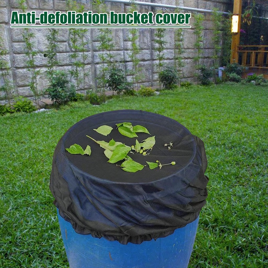 Adjustable Drawstring Rain Collection Barrels Netting Screen Barrel ...
