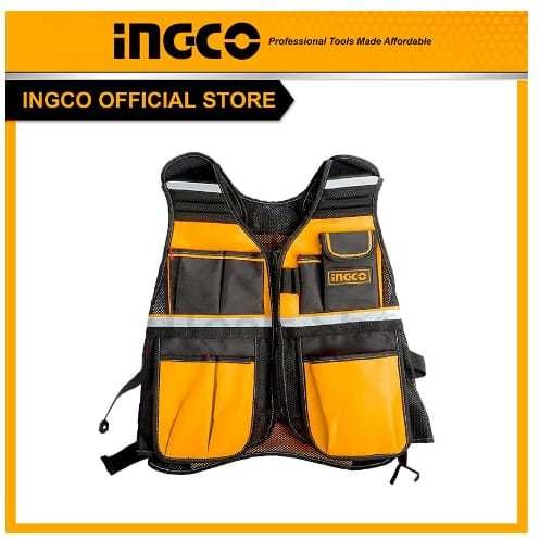 Quality Work vest/Tooling vest/vest HTVT0901 INGCO/Tool vest | Shopee ...