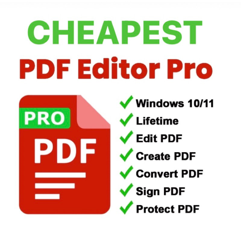 PDF Editor Pro- For Windows 10/11 Full Version | Shopee Malaysia