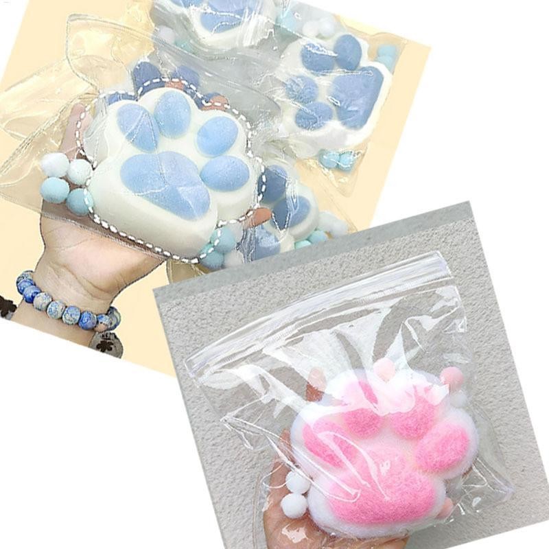 Cat Paw Fidget Toy Large Soft Squeeze Pinch Sensory Toy High Resilience ...
