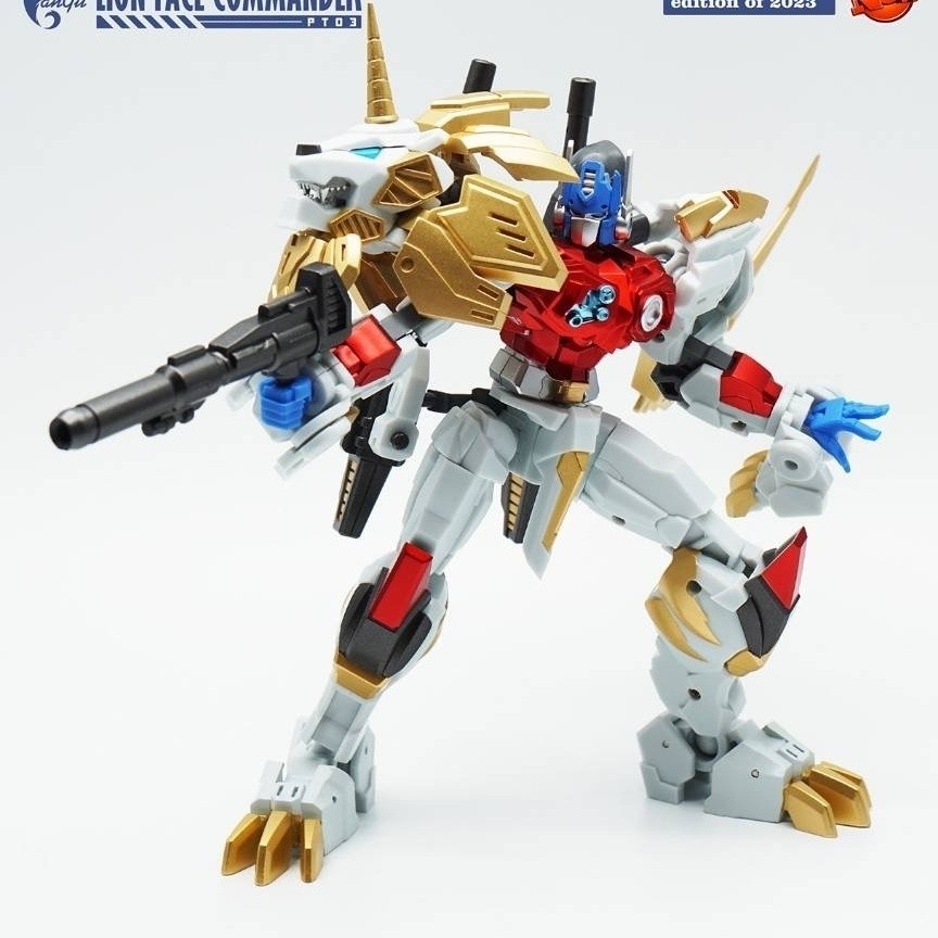 Disc Ancient Model PT-03 White Lion Optimus Prime Alloy Movable Lion ...
