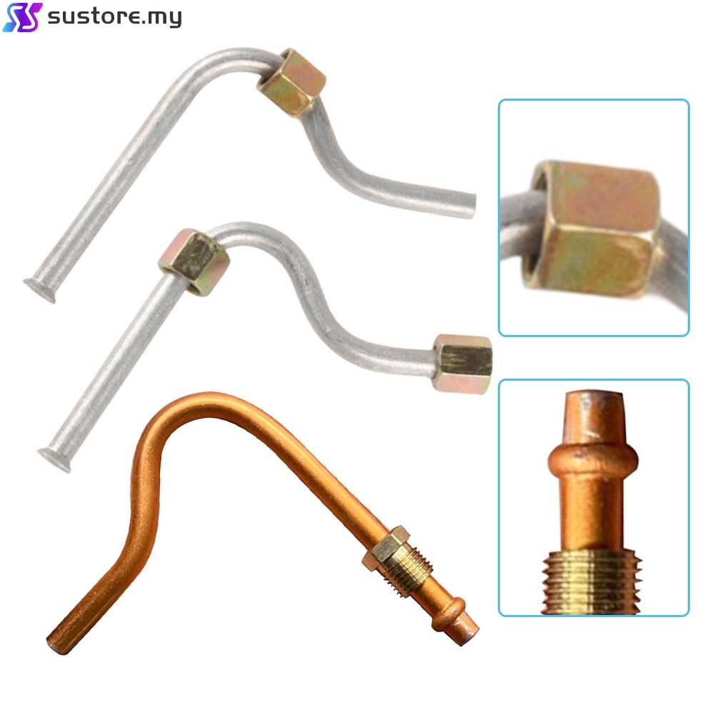 [Super] 1pc 7 shaped small Aluminum Air Compressor Exhaust Tube ...