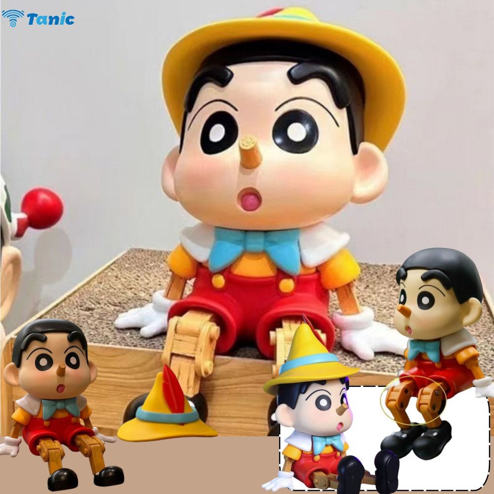 Puppet Crayon Shin-chan Figurine Cosplay Pinocchio Series Blockhead ...
