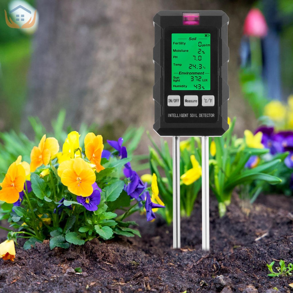 Soil Tester Multifunctional Soil PH Meter Tests Soil Fertility PH ...