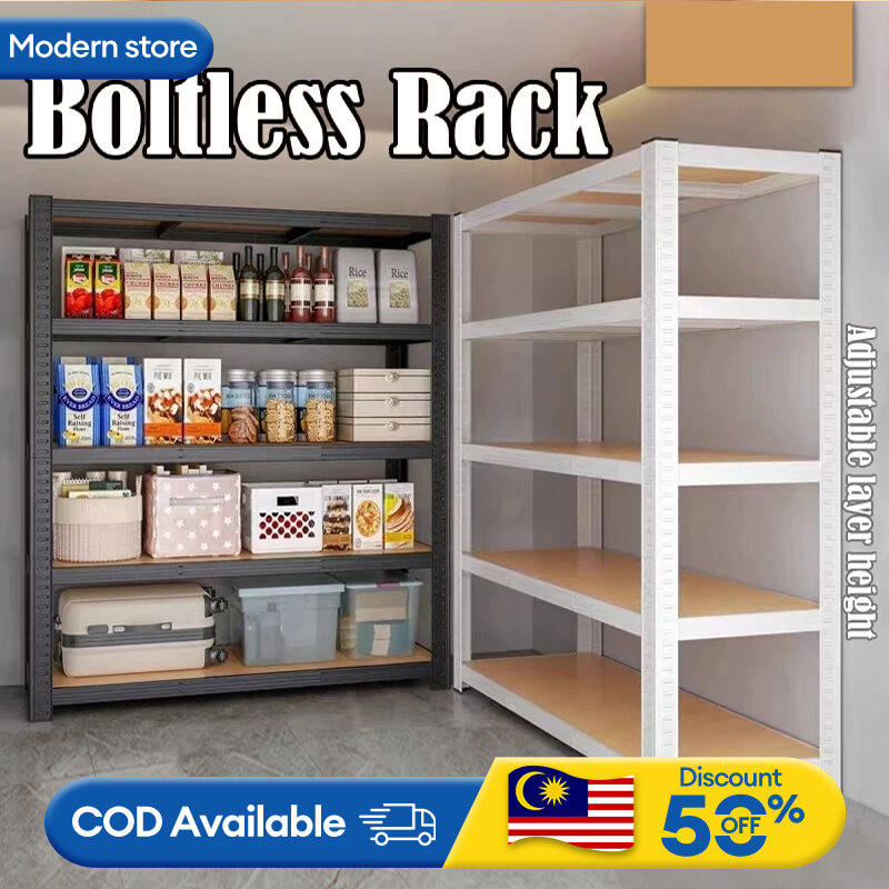 MYLivin Rack Boltless Rack Shelf Rack Storage Rack Rak Barang Rak Dapur ...