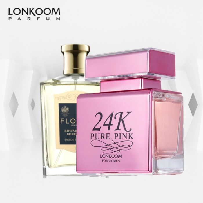 (ORI) LONKOOM 24K PURE PINK EDP PERFUME 100ML (FOR WOMEN) | Shopee Malaysia