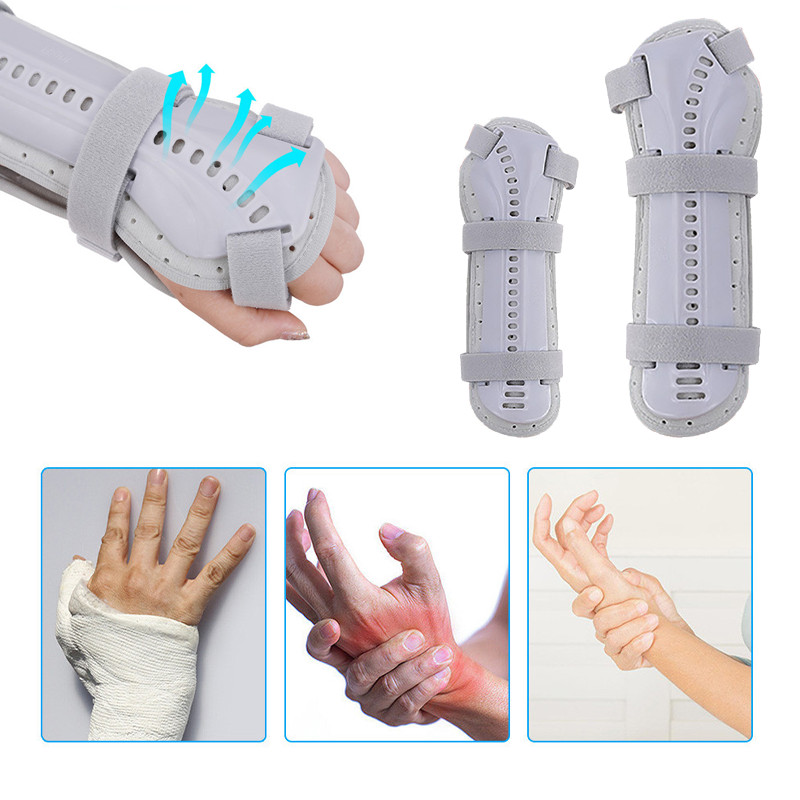 Wrist Recovery Splint Adjustable Carpal Tunnel Wrist Brace Support Pad ...