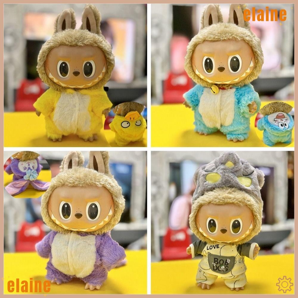 ELAINE2 38cm Labubu Plush Doll Clothes, Kawaii Cute StellaLou Plush ...