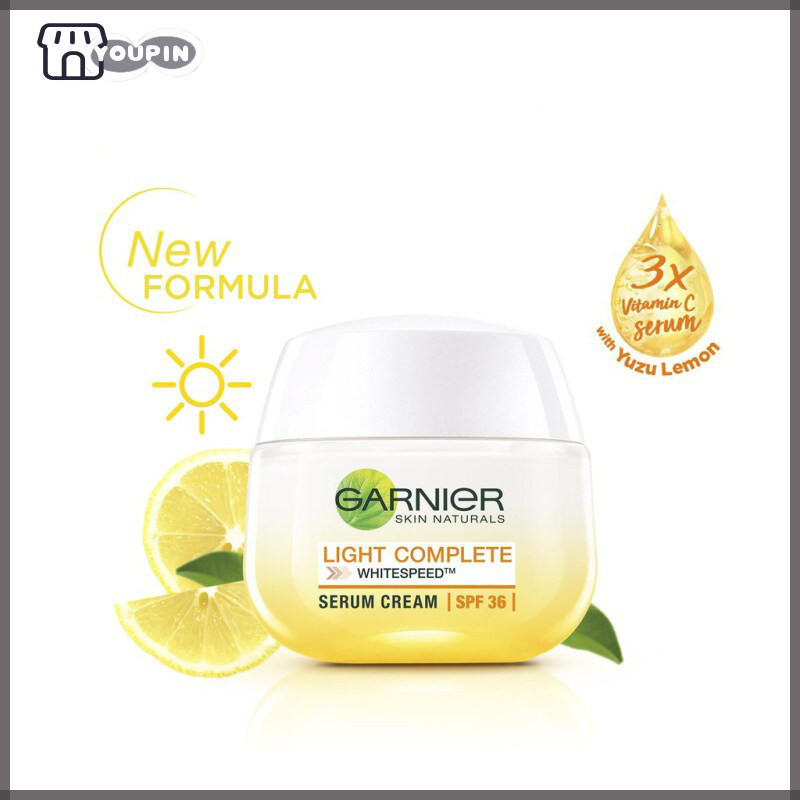Garnier Light Complete Whitening Serum Cream SPF36 PA++ 50ml Aksi Cepat ...