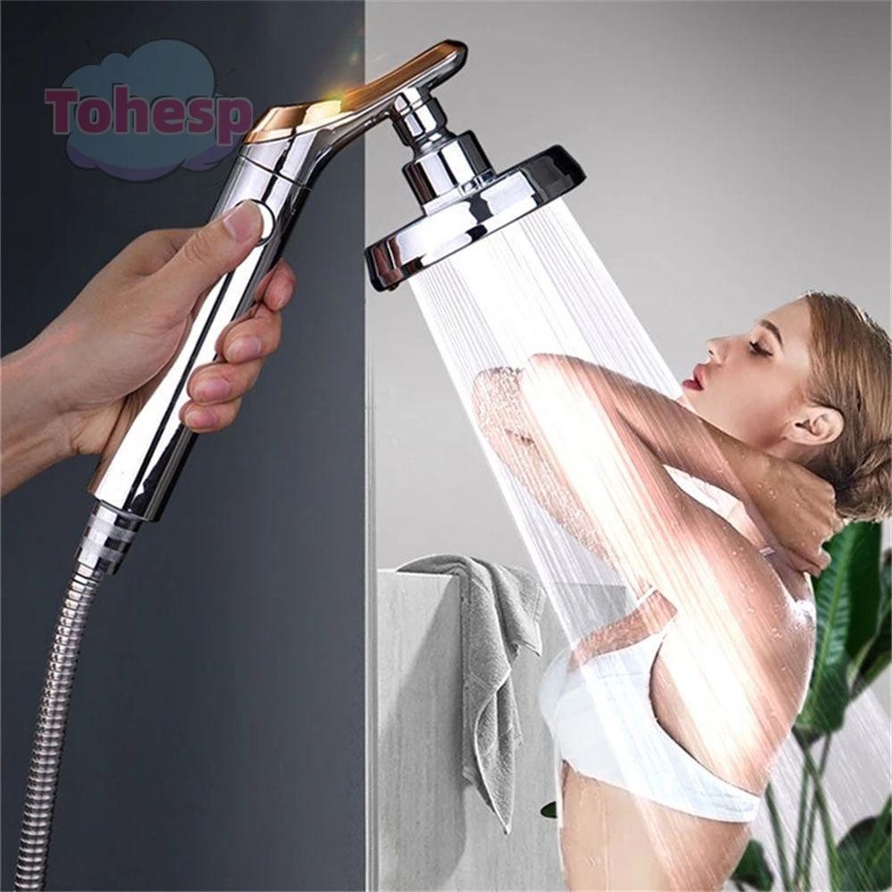 TOHESP Bathroom Adjustable Rain Shower Water Saving Handheld | Shopee ...