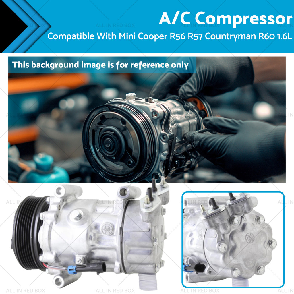 A/C Compressor w/ Pulley Suitable for Mini Cooper R56 R57 Countryman ...