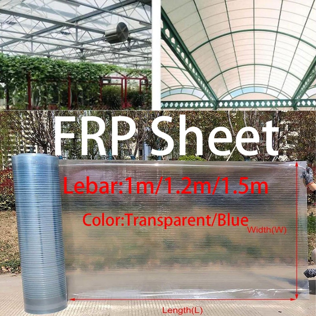 Atap Cerah Lutsinar Murah Rata/TransparentRoofing Greenhouse Flat ...