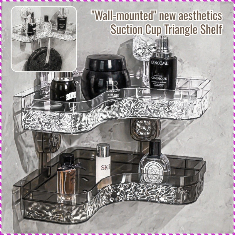 Fearless of Humidity and Vapor Wall Mounted Shelf Suction Cup Shelf ...
