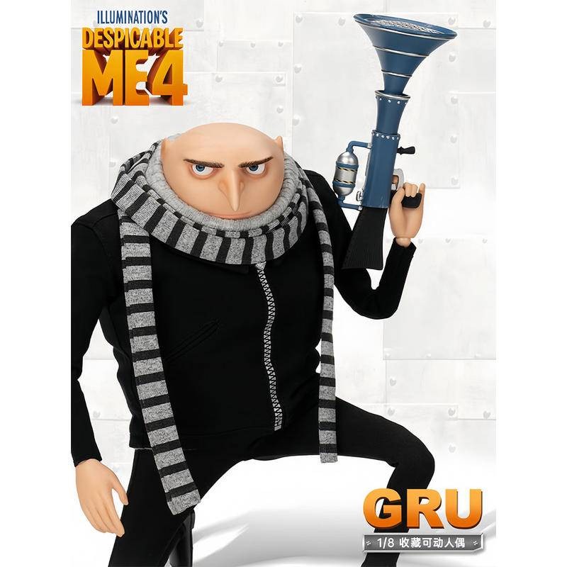 P POPMART Despicable Me Gru 1/8 Action Figure Joint Merchandise Birthday Gift Cute Figure ...