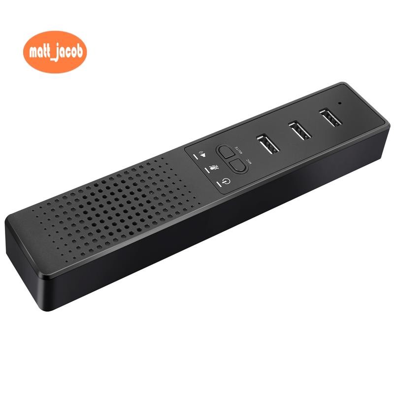 3 in 1 Computer Speakers with Microphone & USB Conference Speaker, PC ...