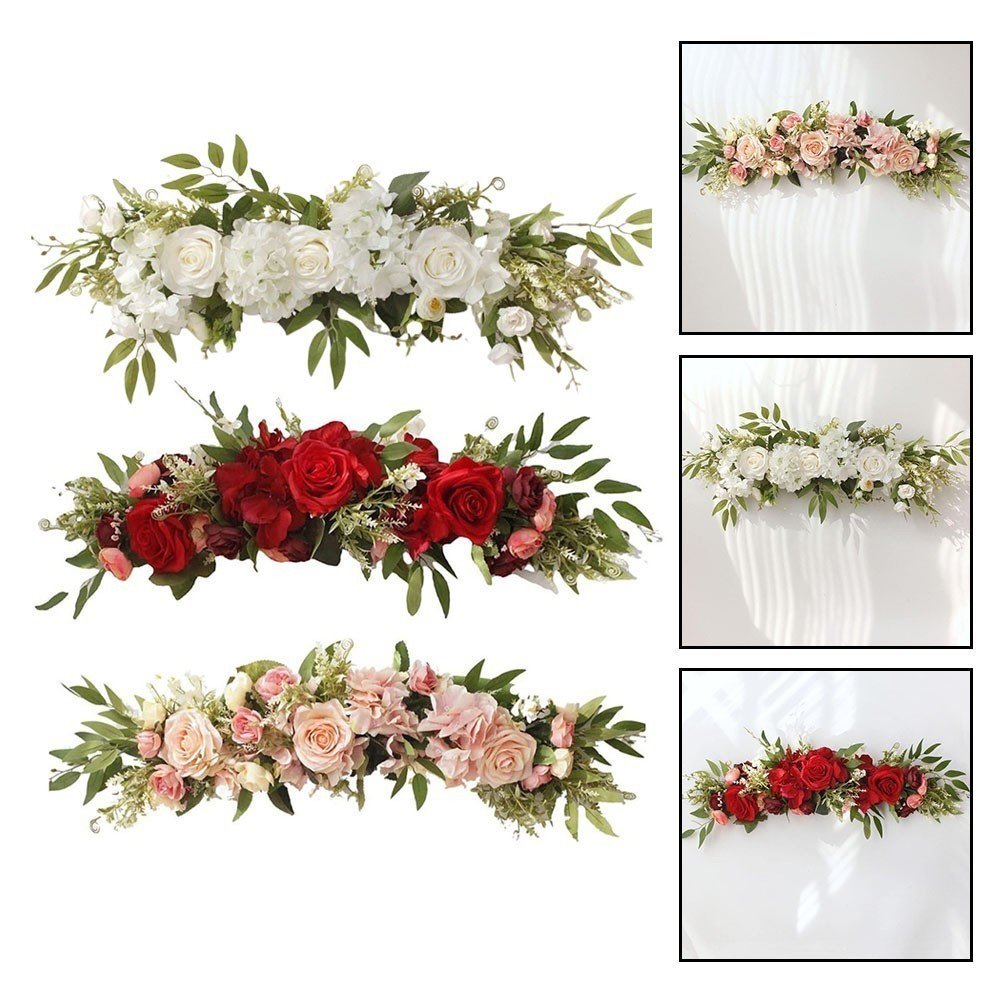 [Super] Wedding Arch Flowers Artificial Rose Flower Swag For Decoration ...