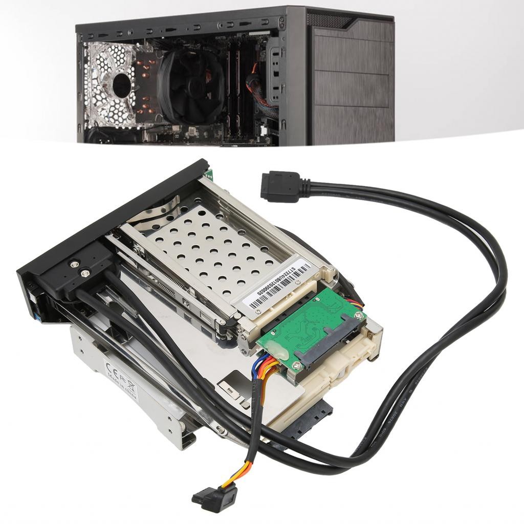 Maib Hard Disk Enclosure Dual Ports LED Indicator 3.5inch for Desktop ...