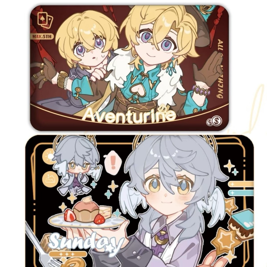 Honkai:Star Rail Doujin Homemade Sunday Aventurine Square Badge ...