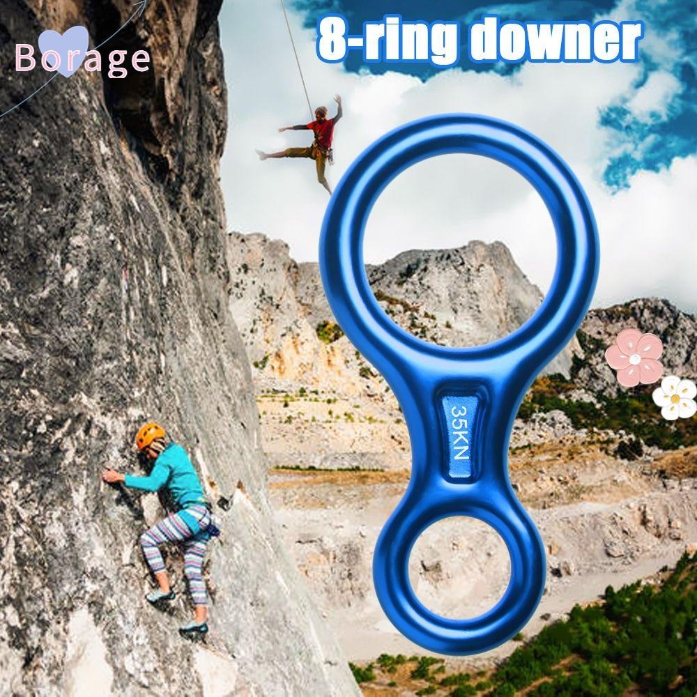 BORRAONE Rock Climbing Descenders 8 Word 35KN Figure 4 Colors Climbing ...