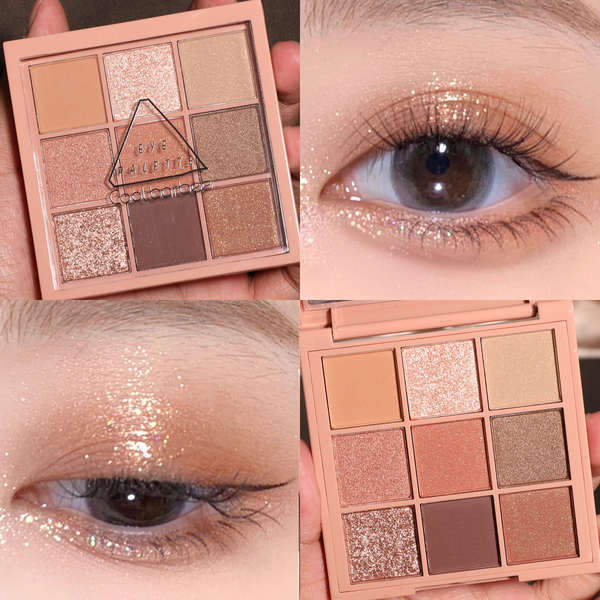 eyeshadow eyeshadow palette Palet Pembayang Mata Sembilan Warna Musim ...