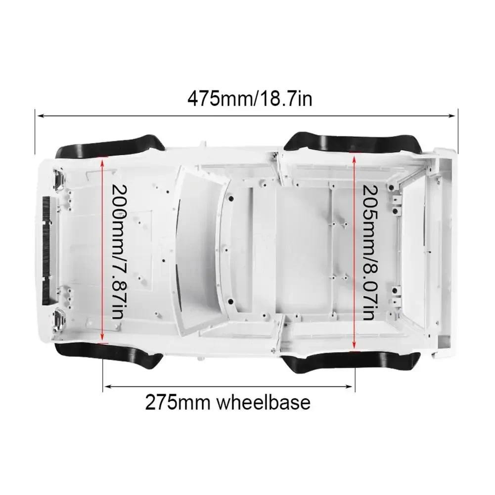 1:10 Hard Plastic Body Shell Kit 275mm Wheelbase JEEP Cherokee XJ ...