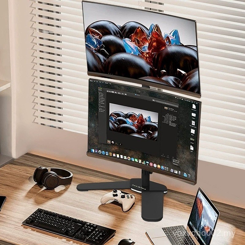 Zhiercheng Computer Monitor Stand Dual-Screen Desktop Up and Down Lift ...