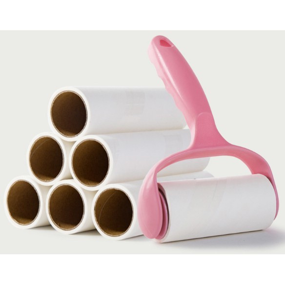 Dust Hair Removal Strong Sticky Lint Roller Brush Tearable Sticky Paper ...