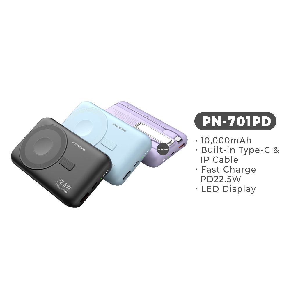 Pineng Powerbank PN-701PD Fast Charging Wireless - 10000mAh | Shopee ...