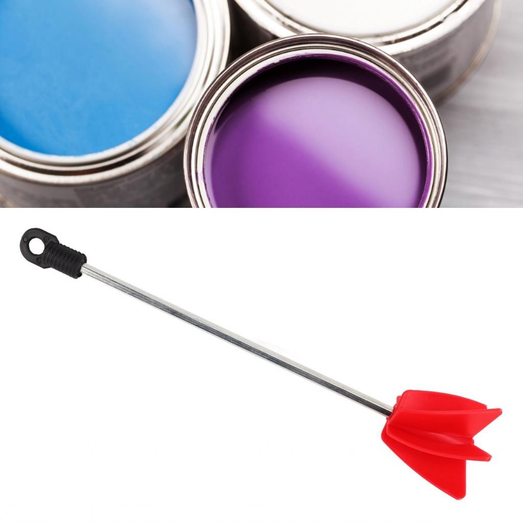 Rrianfo Paint Mixer Bit With 1/4in Shank Epoxy Pigment Blender Paddle ...