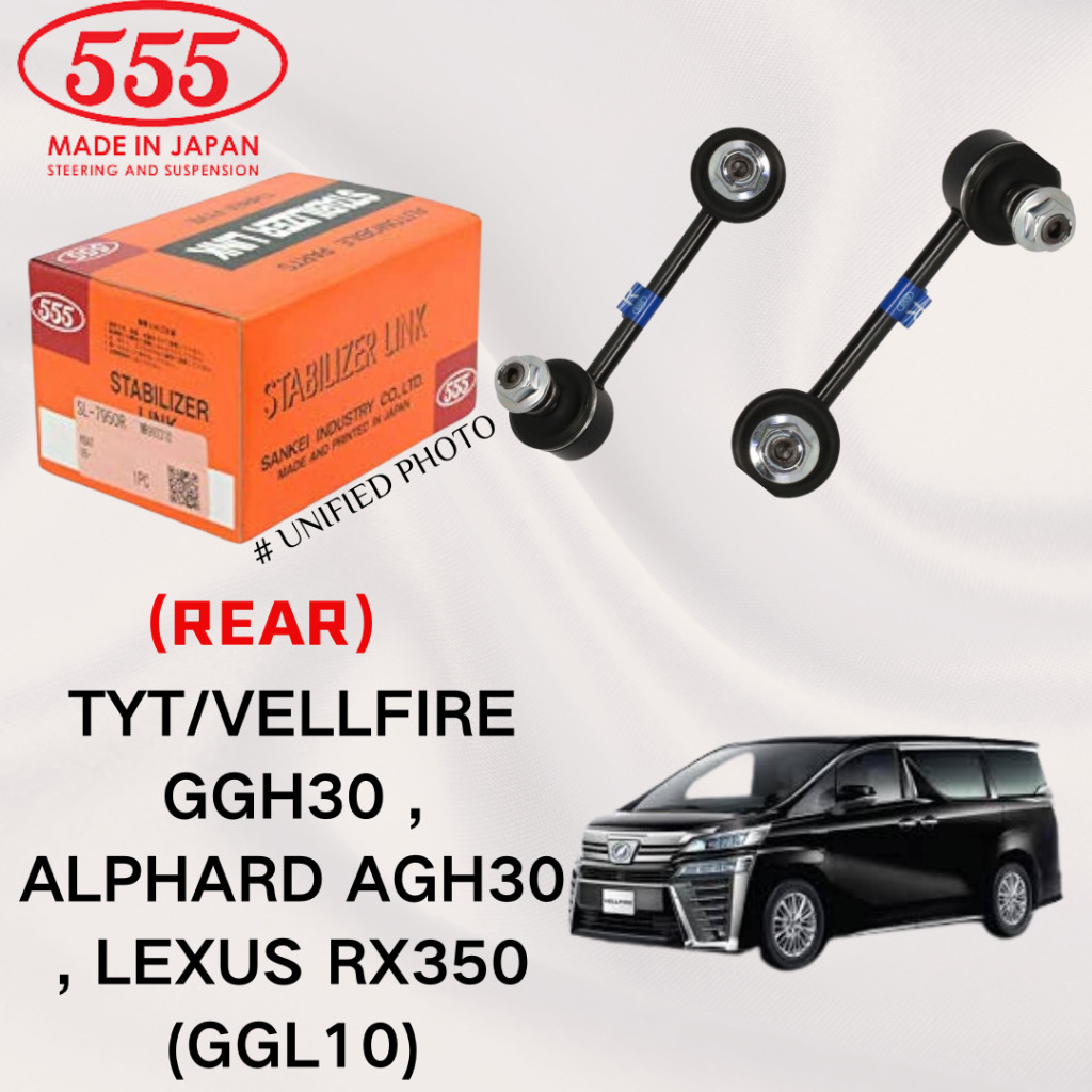 TOYOTA VELLFIRE GGH30, ALPHARD AGH30, LEXUS RX350 GGL10 555 JAPAN BRAND ...
