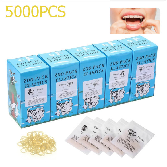 5000Pcs 6.5oz/5.0oz/4.5oz/3.5oz Rubber Bands Latex Elastics Braces ZOO ...