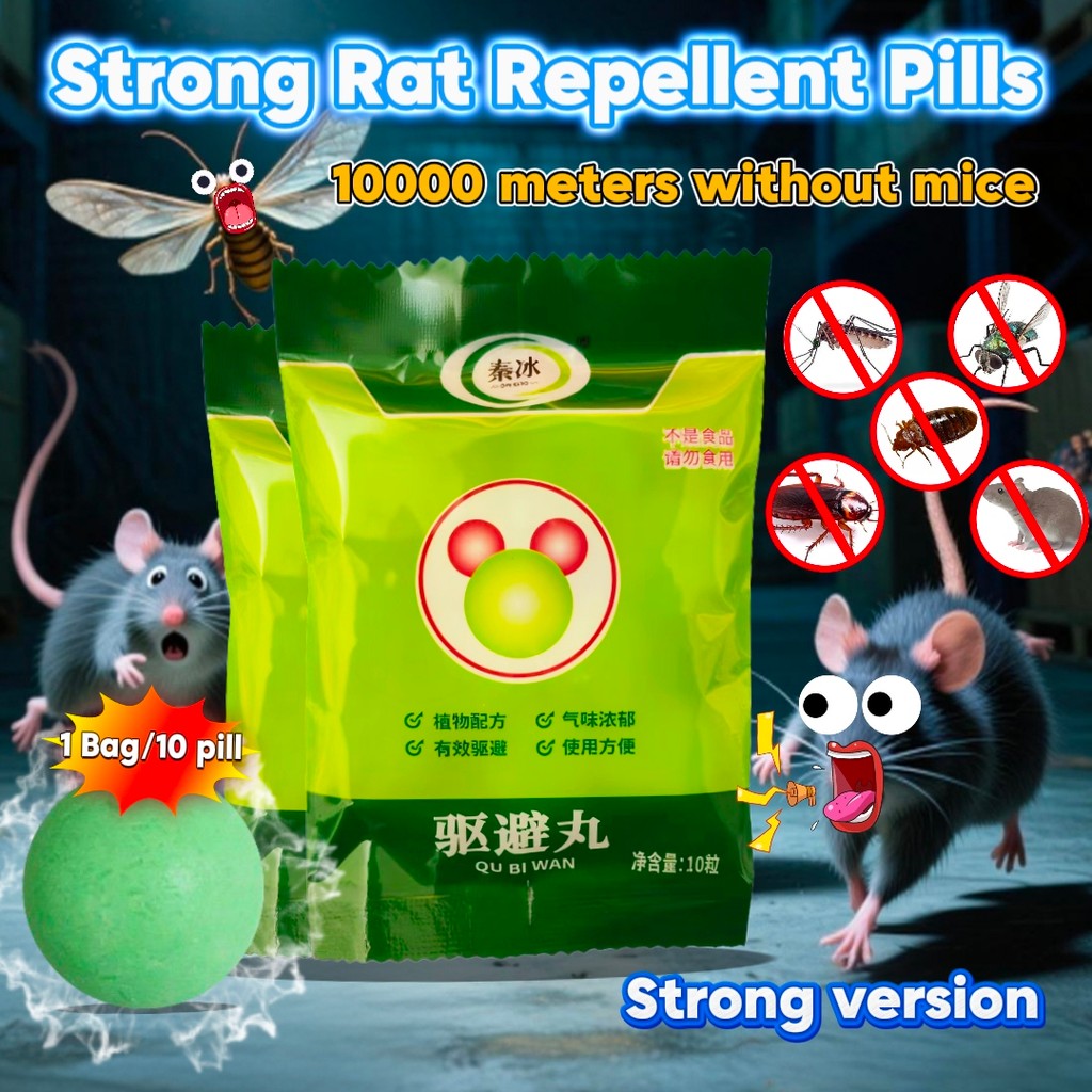 Long-Lasting Effect 100% Expel Insects/Rats/Ants - Strong Mothballs Rat ...