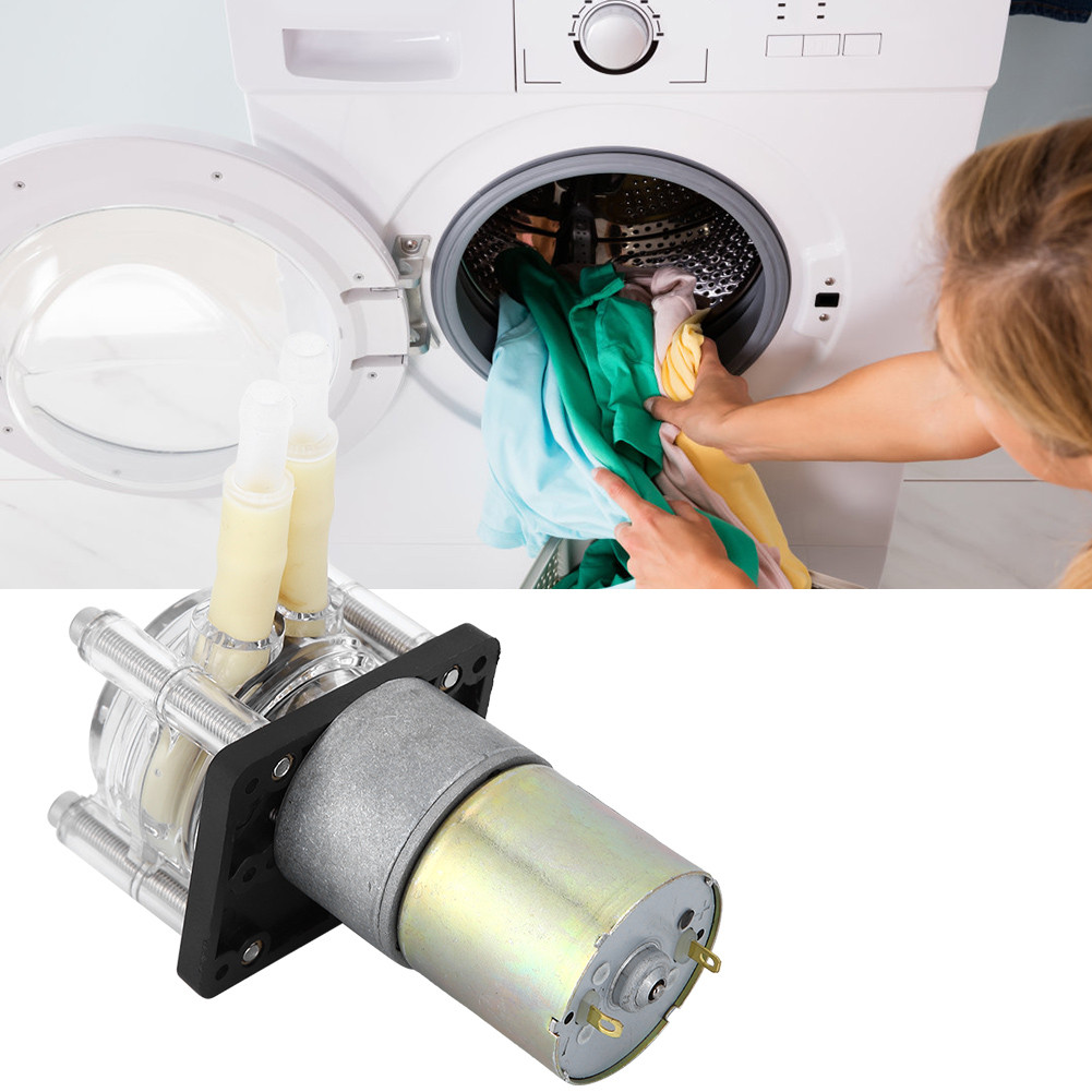 Stainless Steel Peristaltic Pump Self Priming PC Transparent Head DC ...