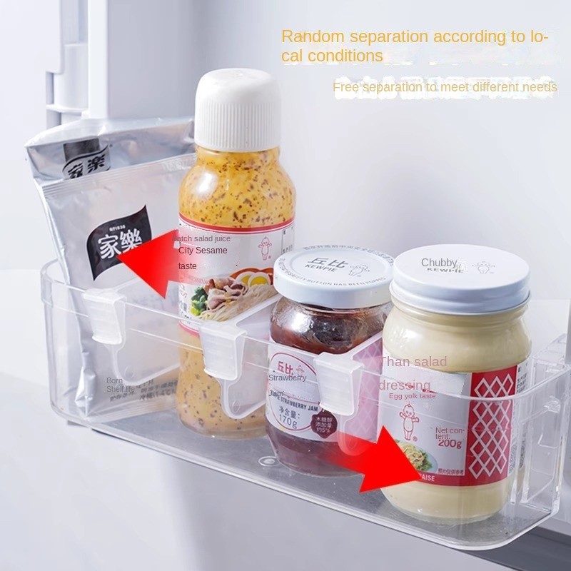 Refrigerator Partition Clip Side Door Adjustable Plastic Partition ...
