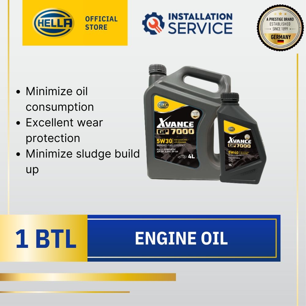 HELLA ENGINE OIL V 0W20/5W30/5W40/10W40/15W40 SN 4L | Low Viscosity ...